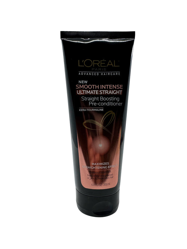 LOreal Smooth Intense Ultimate Straight Boosting Pre Conditioner 6.8 OZ ...