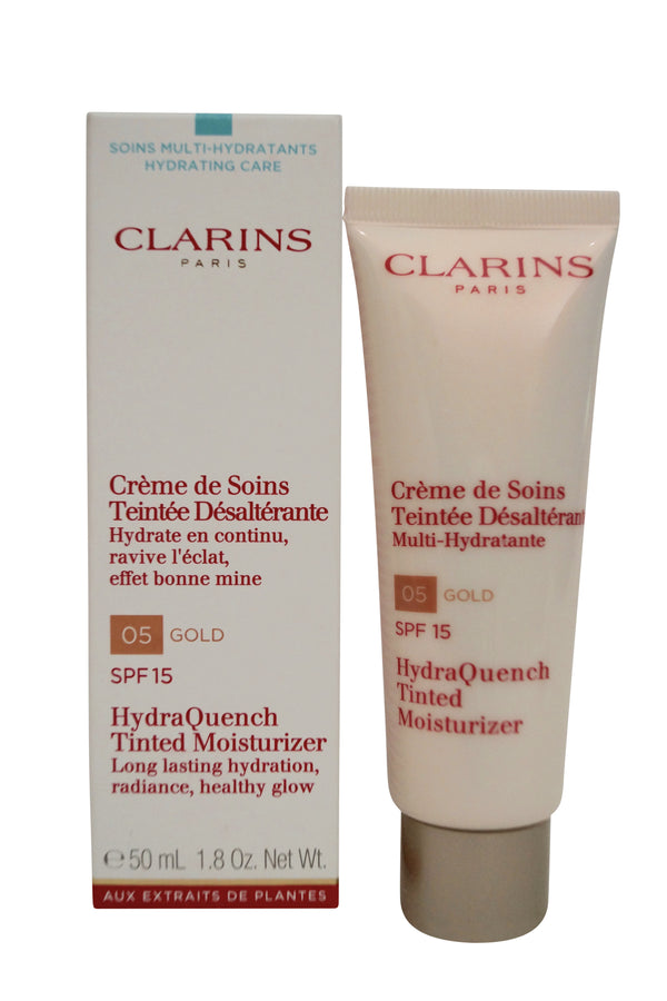 Clarins HydraQuench Tinted Moisturizer 05 Gold, 1.8 Oz – Beautyvice