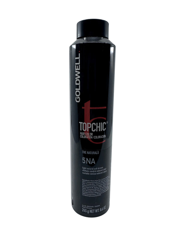Goldwell Topchic Hair Color The Naturals 5NA Light Natural Ash Brown 8. ...