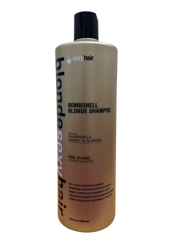 Sexy Hair Bombshell Blonde Shampoo Sulfate Free 33.8 OZ – Beautyvice