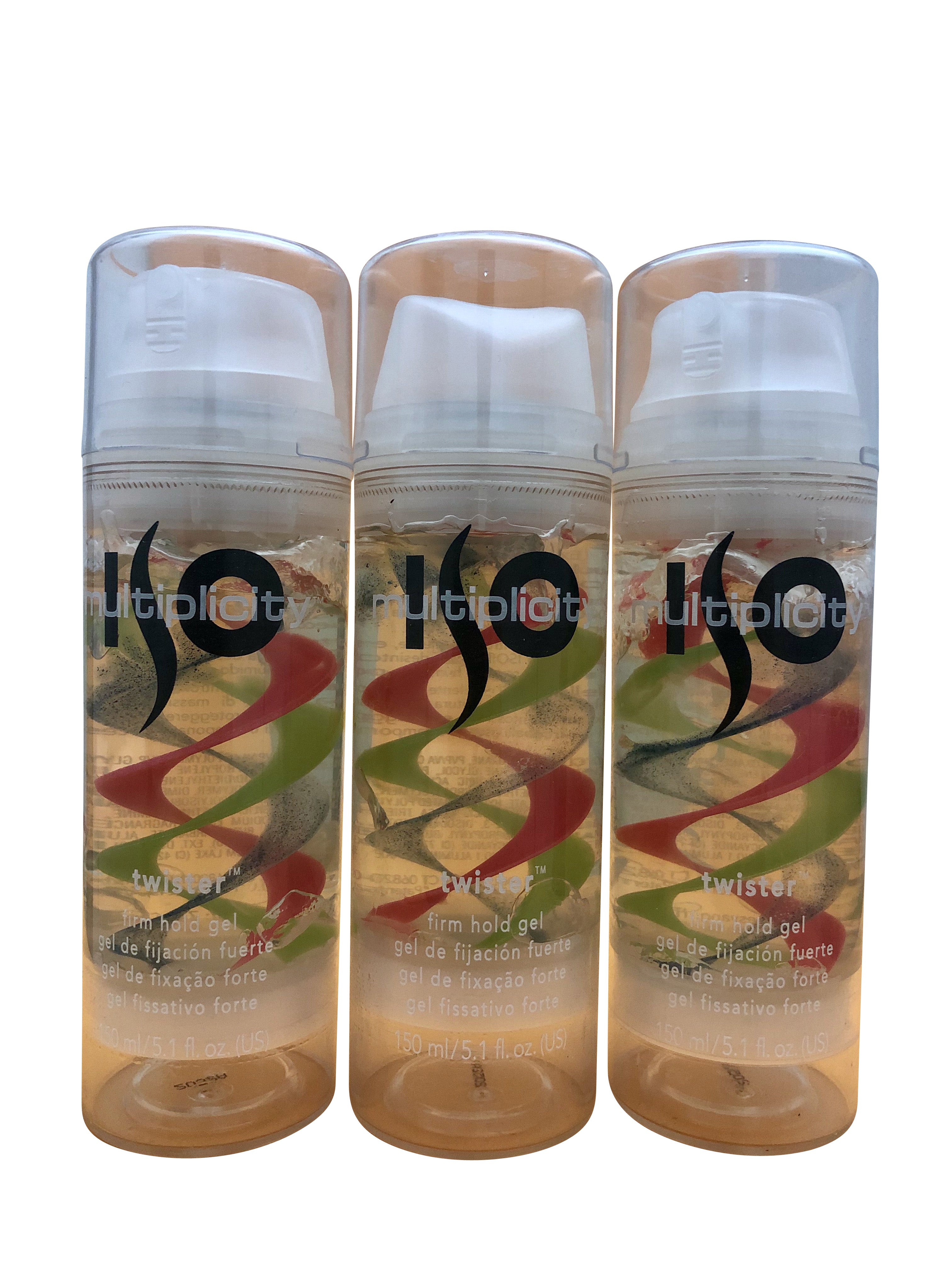 ISO Twister Multiplicity Firm Hold Gel 5.1 OZ Set of 3 – Beautyvice