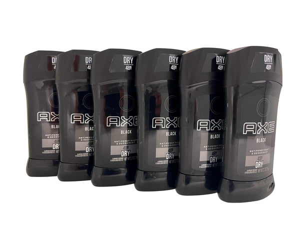 AXE Black 48 Hour Dry Antiperspirant & Deodorant 2.7 OZ Set of 6 ...
