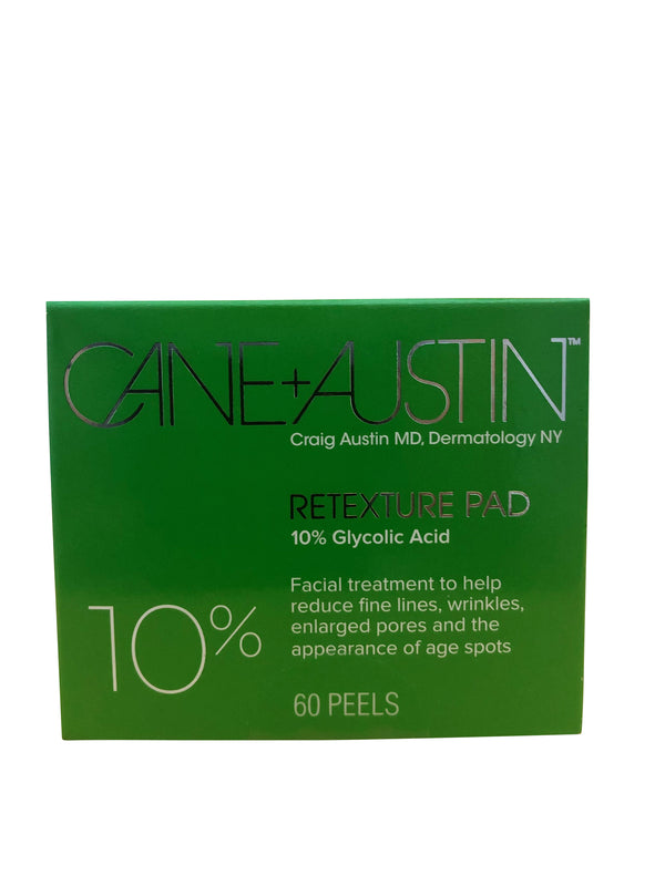 Cane Austin Retexture Pad 10% Glycolic Acid 60 Peels – Beautyvice